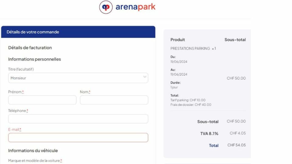 Parking aéroport Genève vol EasyJet - Réservez avec Arena Park